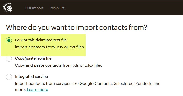 How To Import A Contact List Into MailChimp - theBrokerList Blog