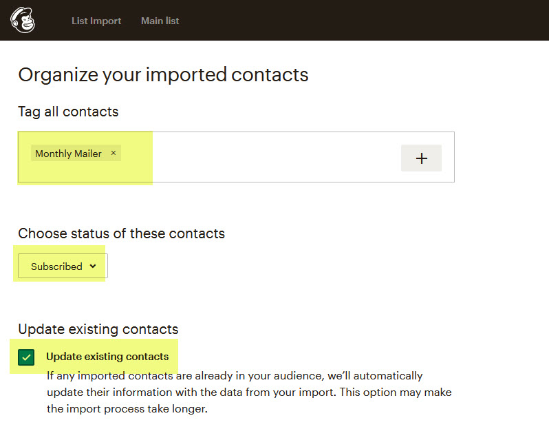 How To Import A Contact List Into MailChimp - theBrokerList Blog